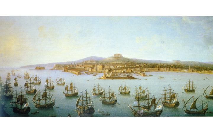 Napoli dal mare. La partenza di Carlo di Borbone per la Spagna – CIRICE