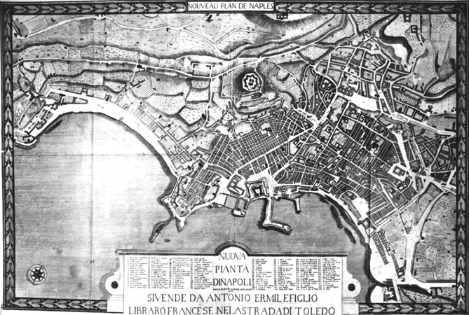 Nouveau plan de Naples – Nuova pianta di Napoli – CIRICE